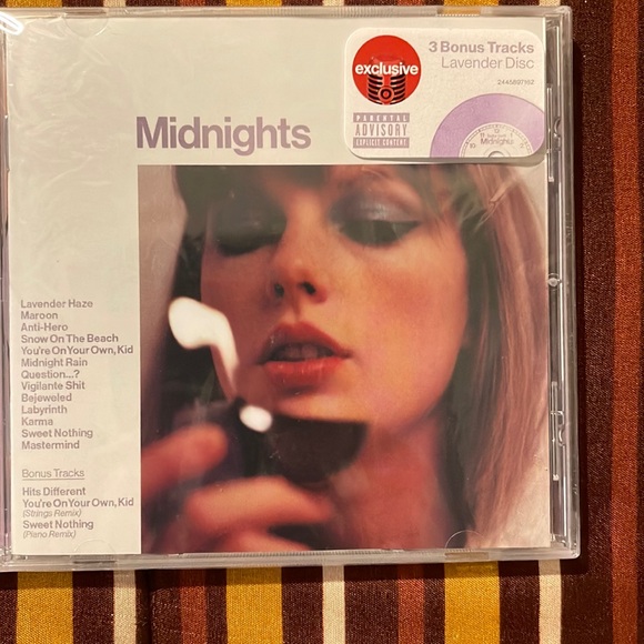 Media | Taylor Swift Midnights Lavender Marble Cd Exclusive Bonus Tracks | Poshmark